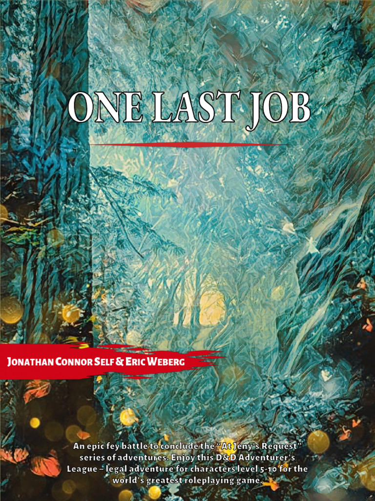One Last Job: Epic Fey Battle | PDF | Dungeons & Dragons | Wizards Of ...