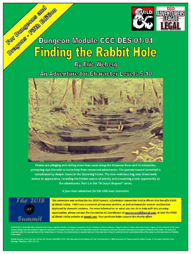 CCC-DeS-01-01 - Finding The Rabbit Hole | PDF | Elf (Dungeons & Dragons ...