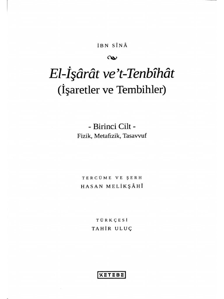 El Isarat Vet Tenbihat Fizik | PDF