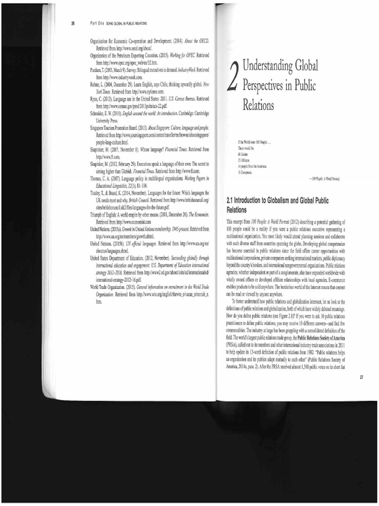 2 Understanding Global Perspectives in PR | PDF