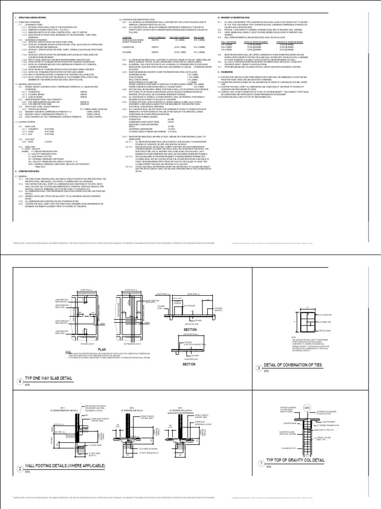 Philippine Structural Design Standards | PDF | Concrete | Masonry