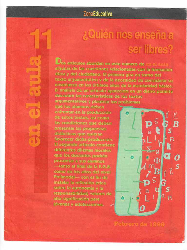 ¿Quién Nos Enseña A Ser Libres - Campo de La Práctica Docente II ...