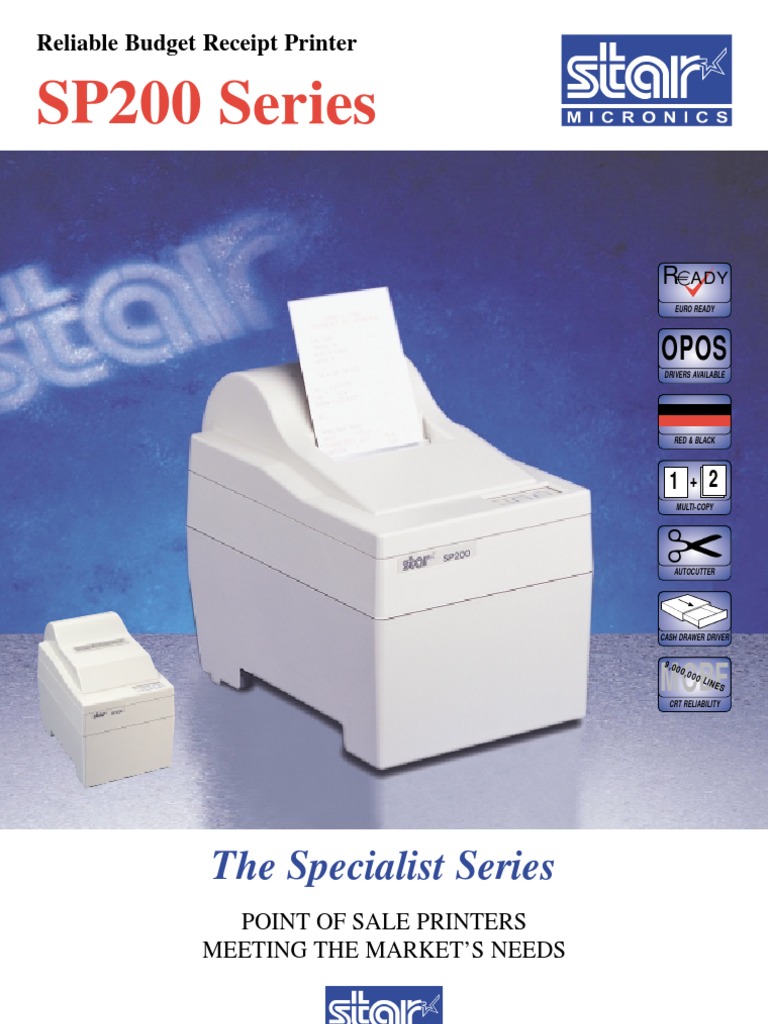 Tech Specs SP200 | PDF | Printer (Computing) | Paper