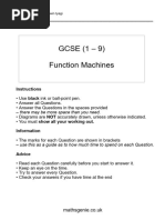 Function Machines Answers | PDF