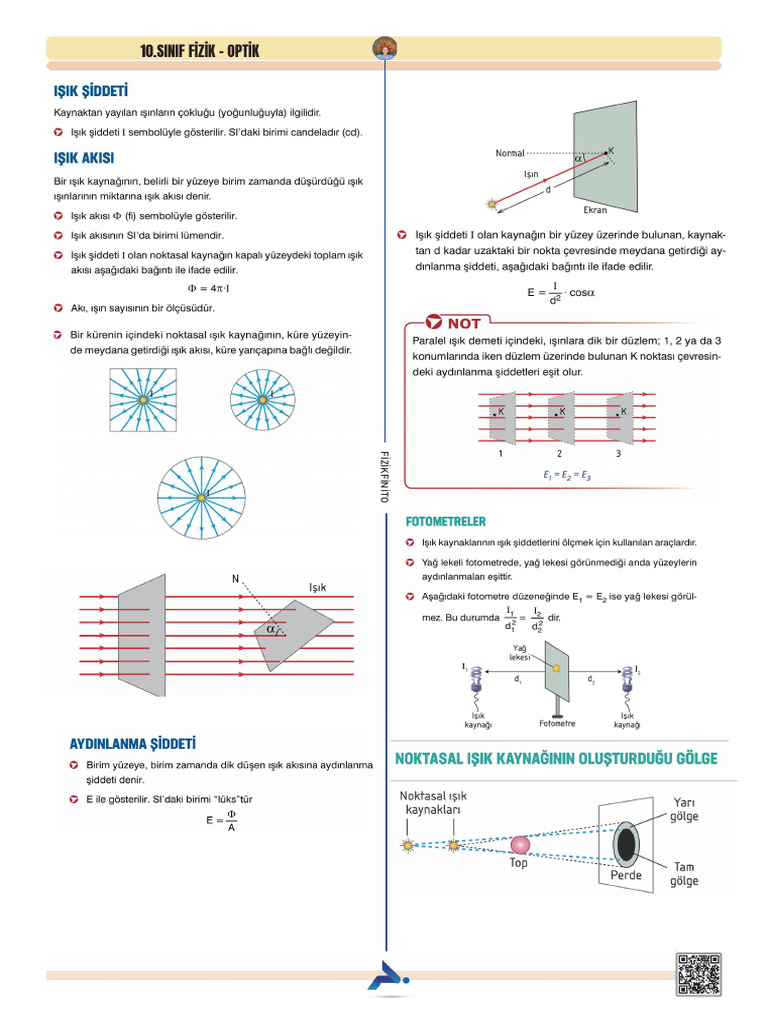 10.sinif Fizik 2.donem 2.yazili Genel Tekrar | PDF