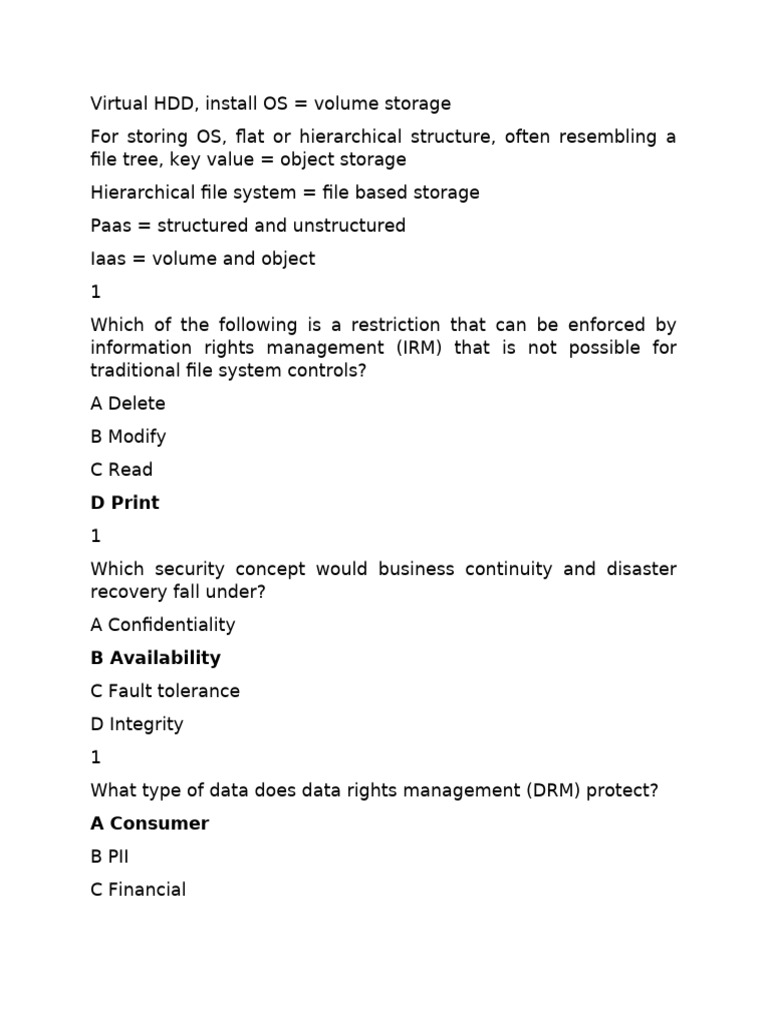 CCSP 1 | PDF | Cloud Computing | Computer Security
