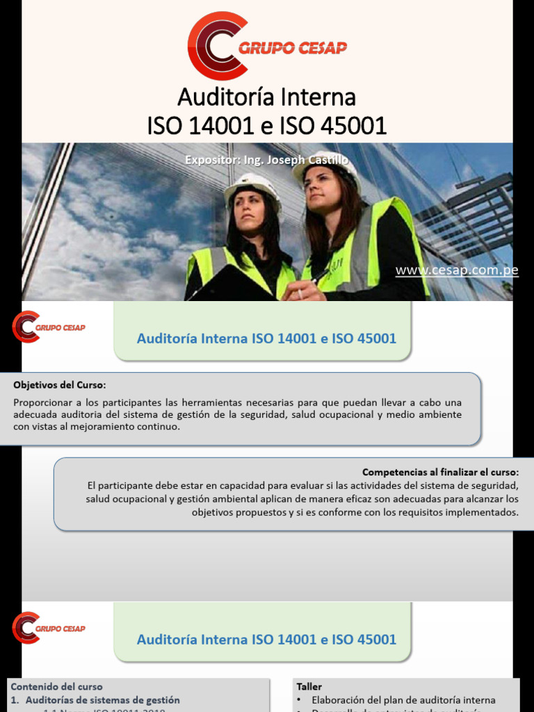 Auditoria Interna ISO 14K ISO 45K JUN 2022 | PDF | Auditoría | Contralor
