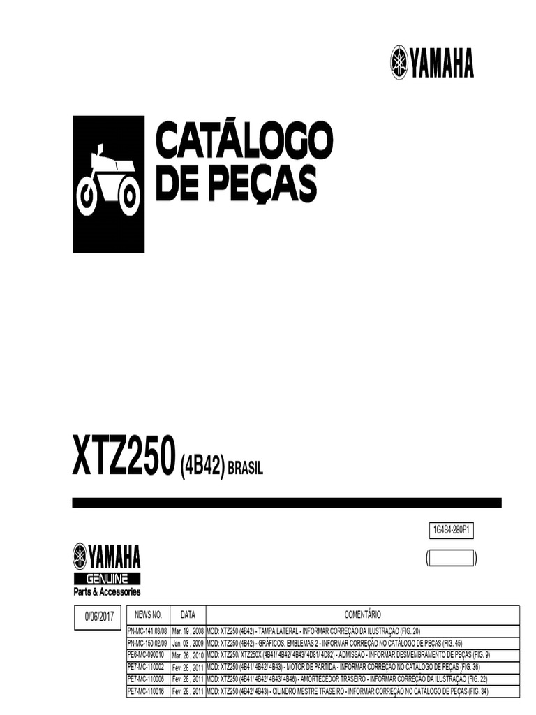 Yamaha Lander | PDF | Pistão | Máquinas