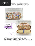 Molde Cartuchera Con Transparecia Gratis | PDF