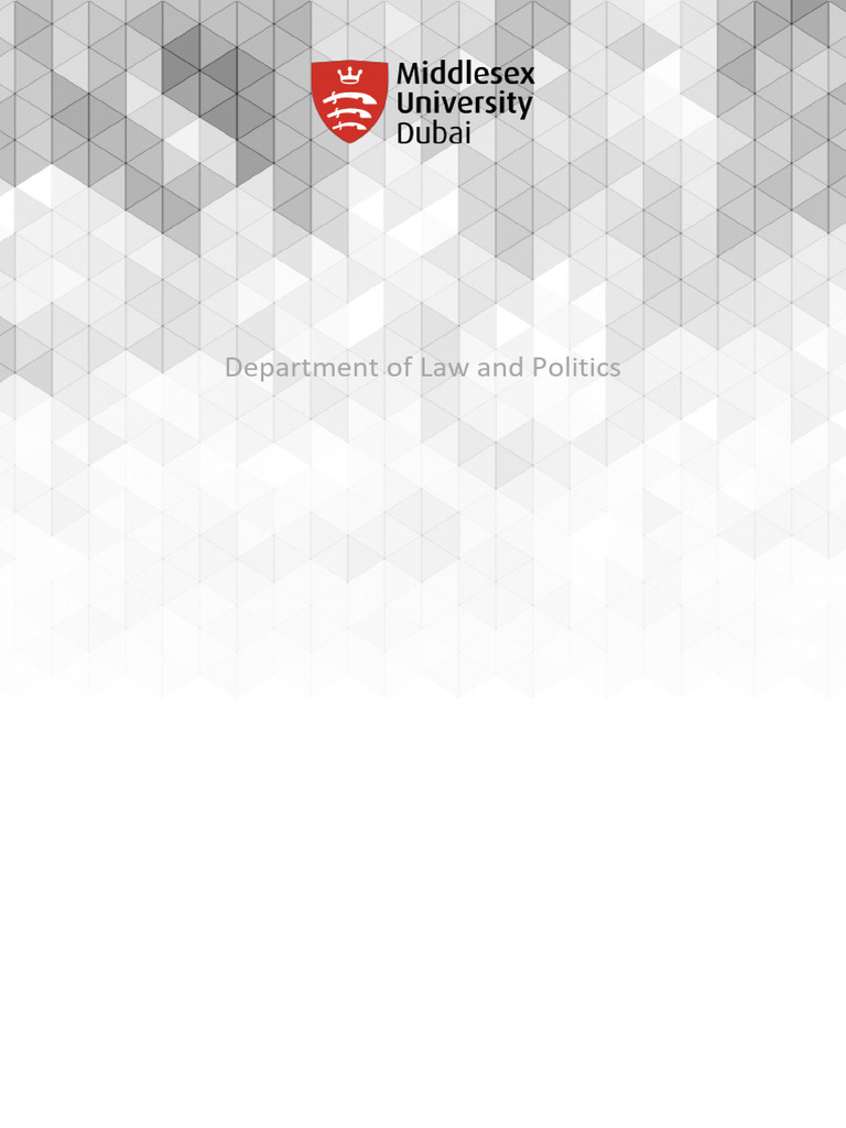 Public Law (Module Handbook 2023 - 2024) | PDF | Lecture | Parliament