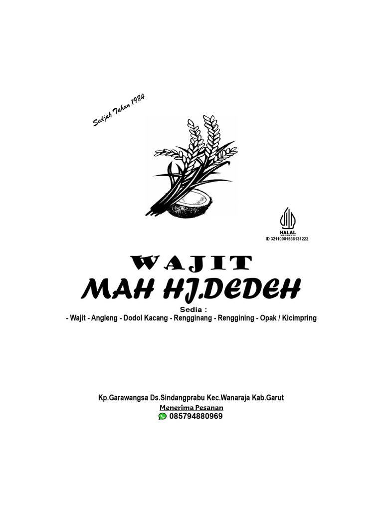 Wajit HJ - Dedeh | PDF