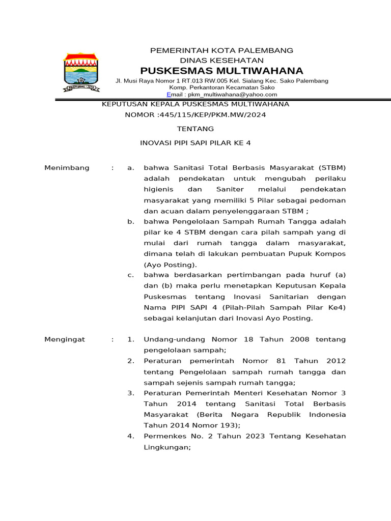 Sk Inovasi Pipi Sapi Pilar Ke 4 | PDF