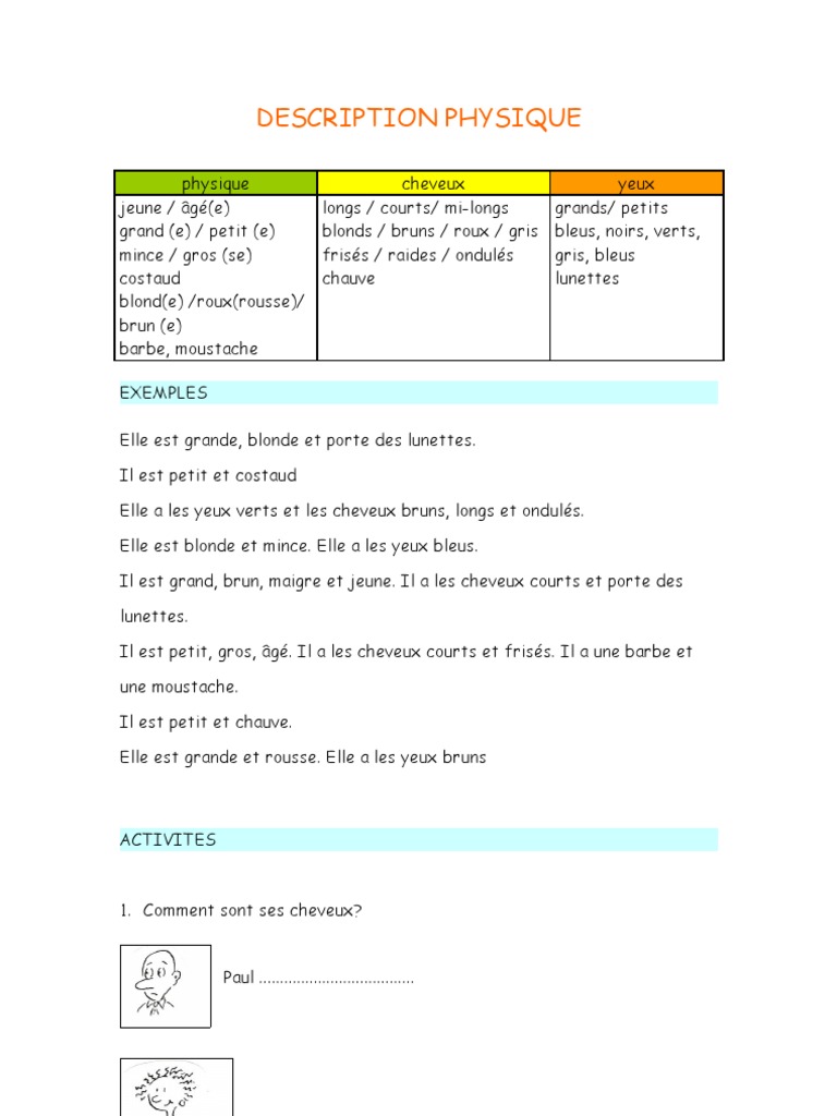 Description physique et exemples | PDF