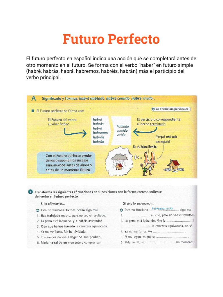 Futuro Perfecto | PDF