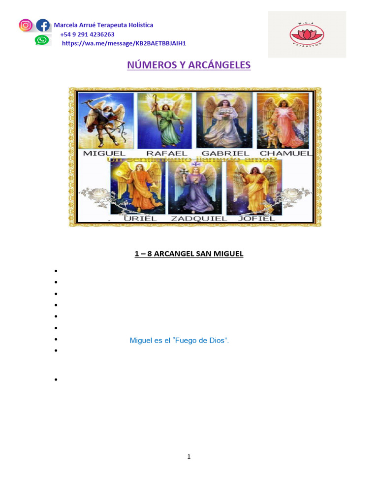 Números y Arcángeles | PDF