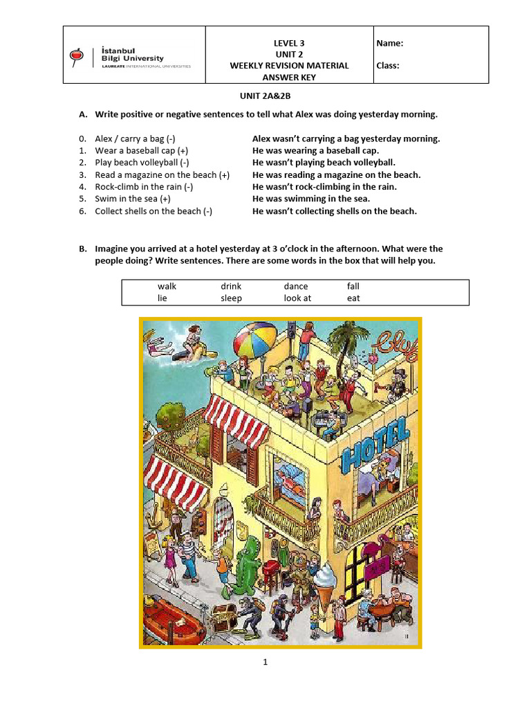 Unit 2 Week 2 Weekly Revision Material Ans Key | PDF