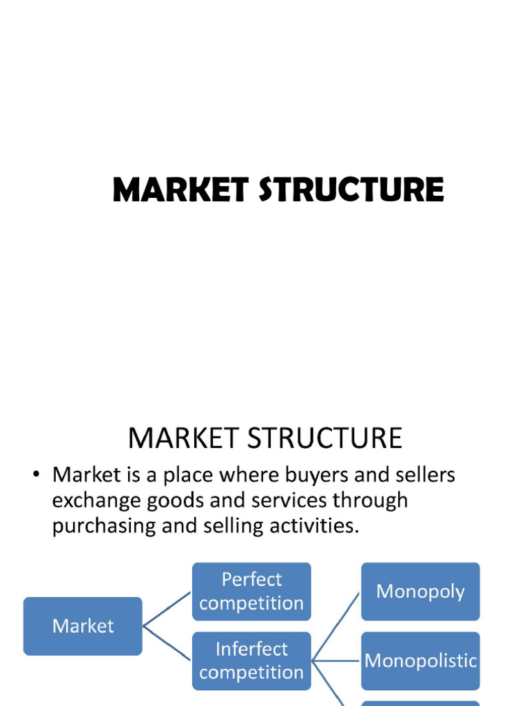 Market Structure Pdf