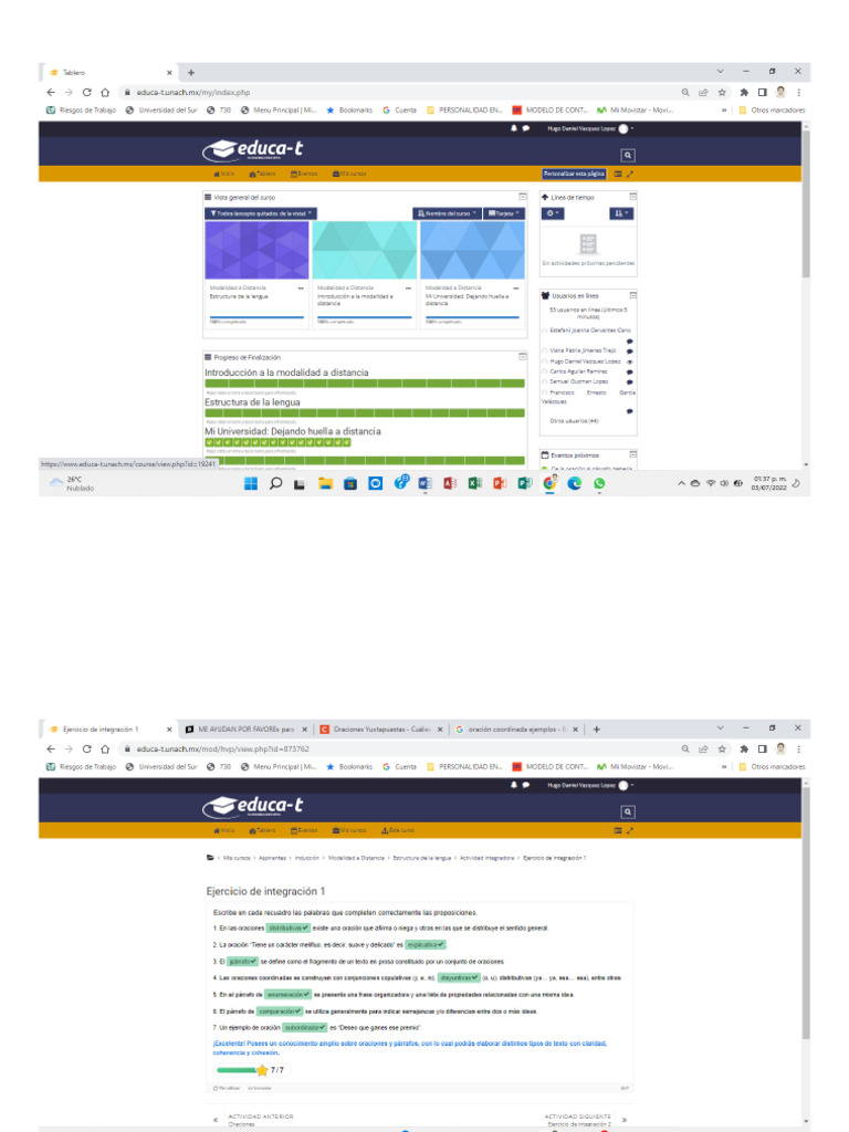 capturas curso induccion terminado | PDF