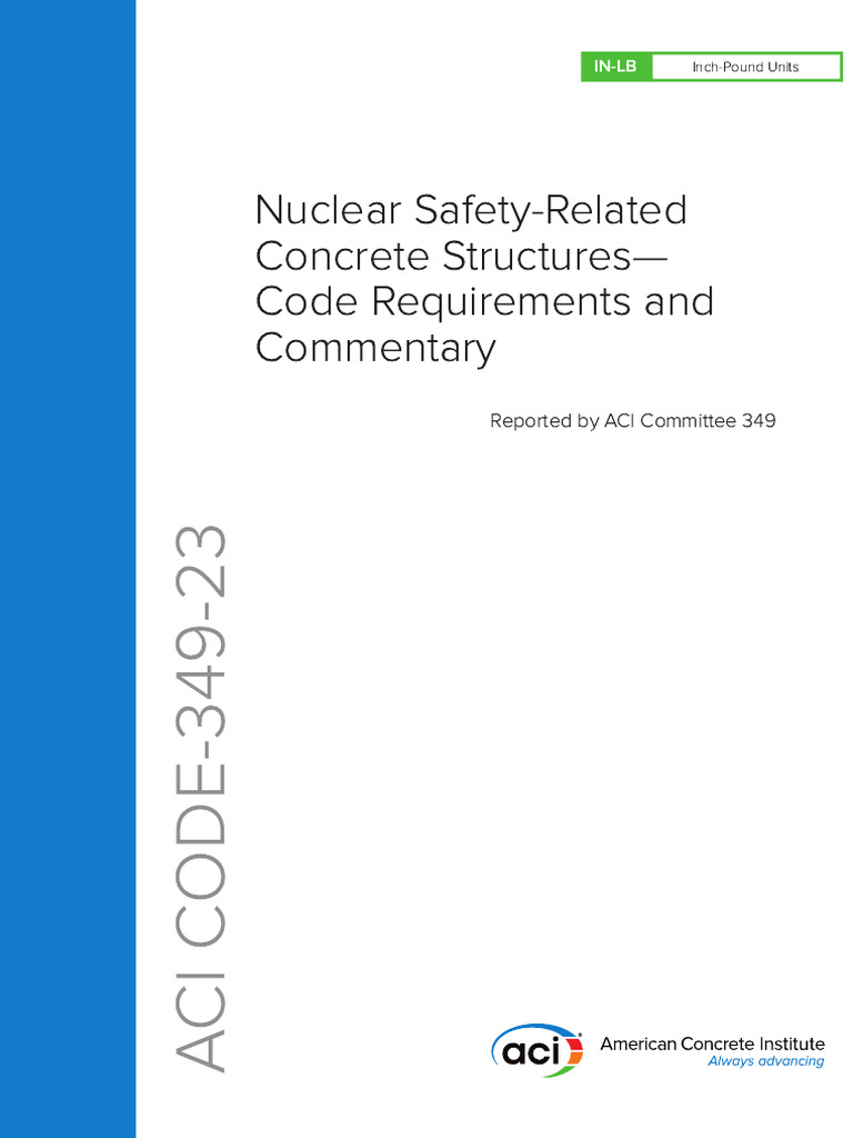 ACI 349-23 Nuclear Safety Code | PDF | Copyright