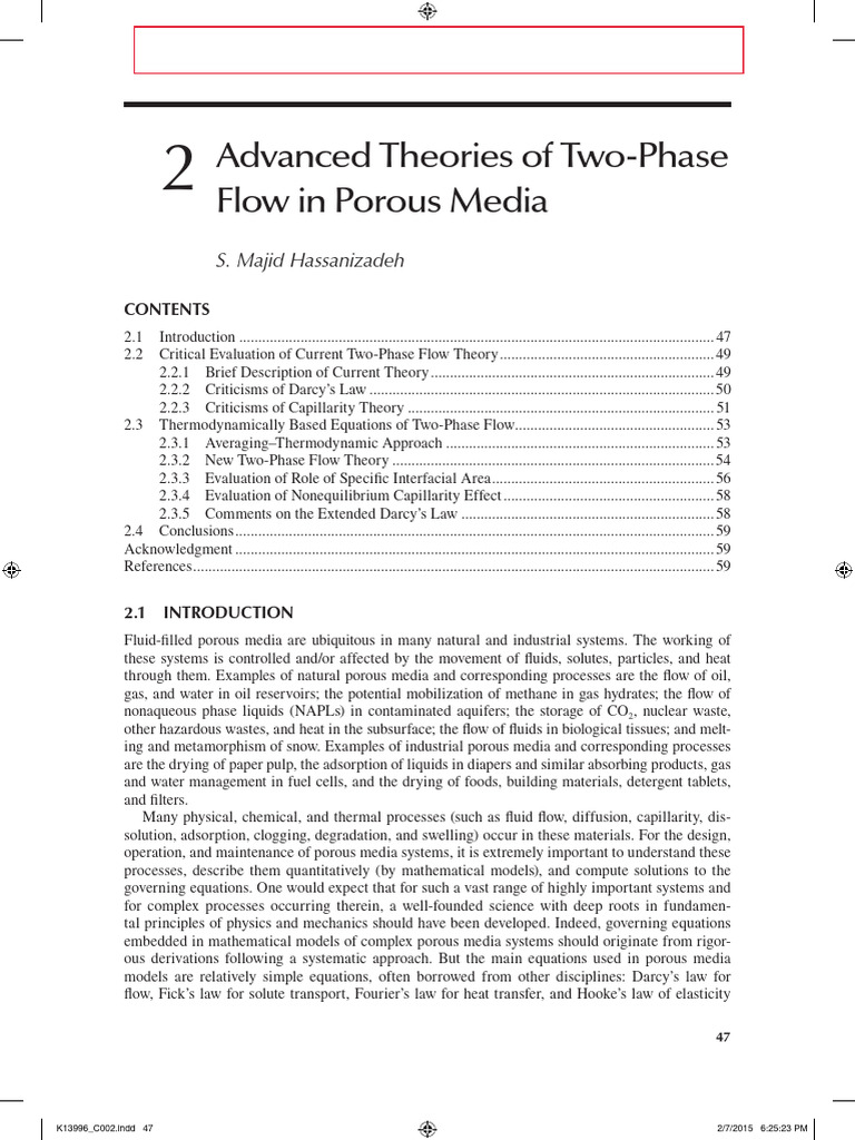 Advanced Theories of Two-Phase | PDF | Fluid Dynamics | Applied And Interdisciplinary Physics