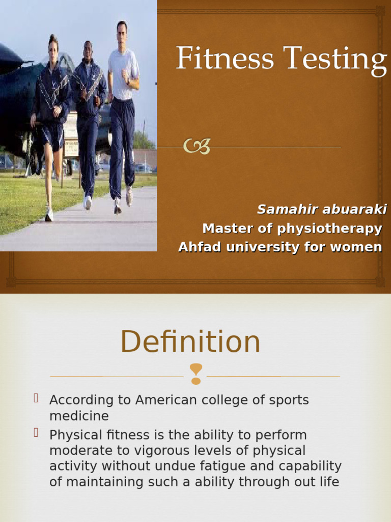 Understanding Physical Fitness Components | PDF | Physical Fitness ...