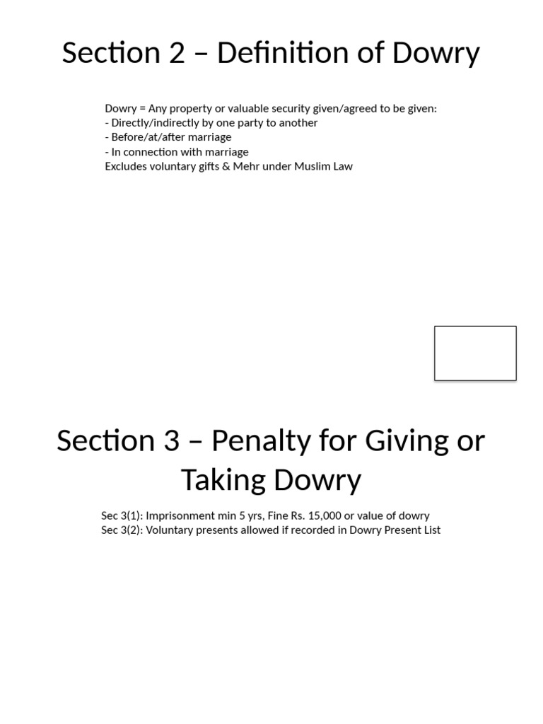 Dowry Prohibition Act Full Explainer | PDF | Justice | Crime & Violence