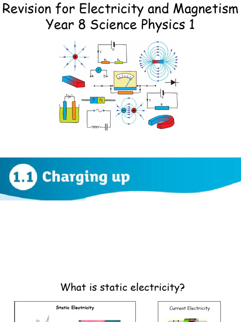 Y8 P1 Electricity and Magnetism | PDF | Electric Charge | Series And ...