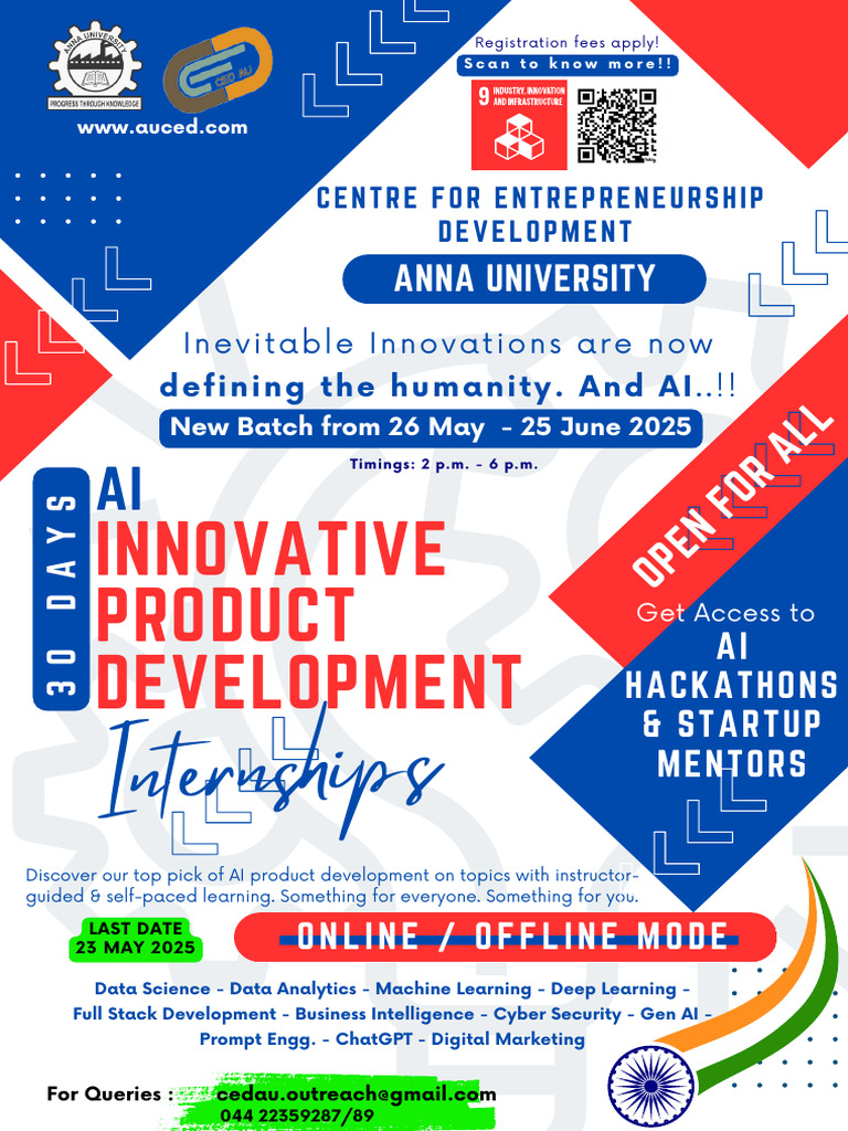 AI Innovative Product Development Internship | PDF