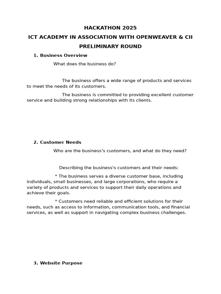 Concept Note - Abstract Questionnaire (9) .Docx 01 | PDF | Target ...