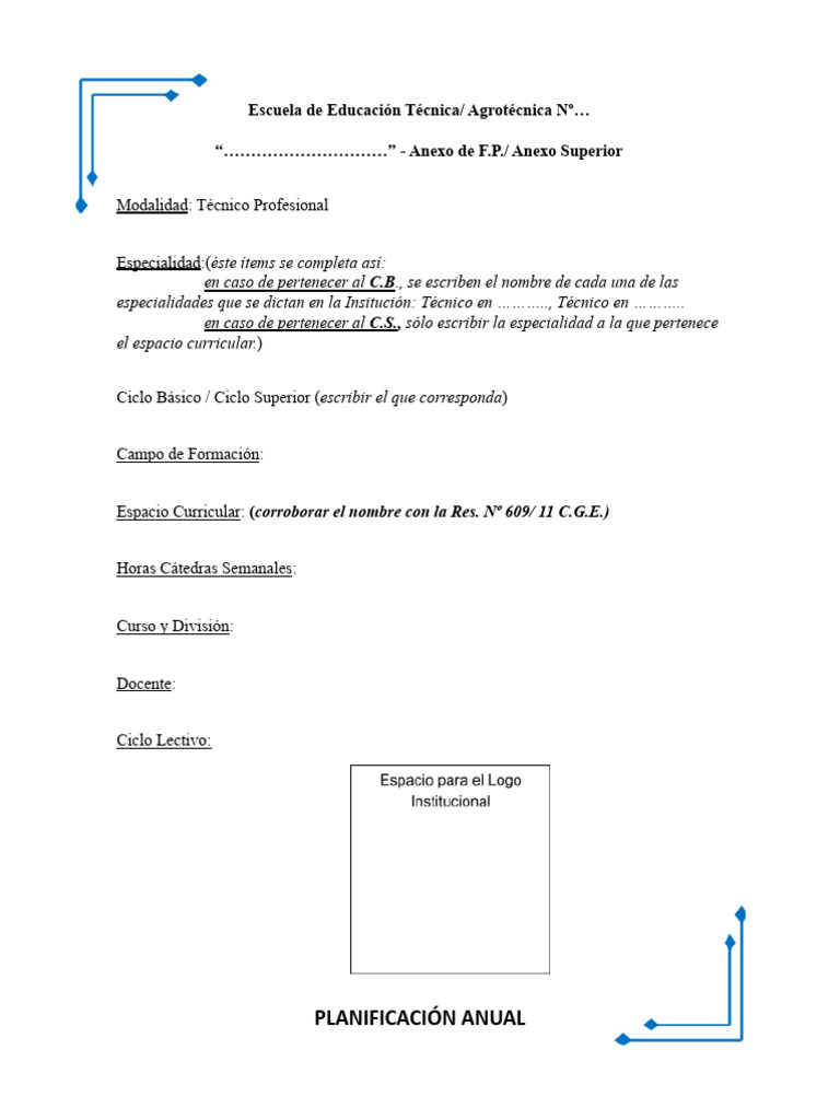 Modelo Matriz Planificación. ETP.doc | PDF