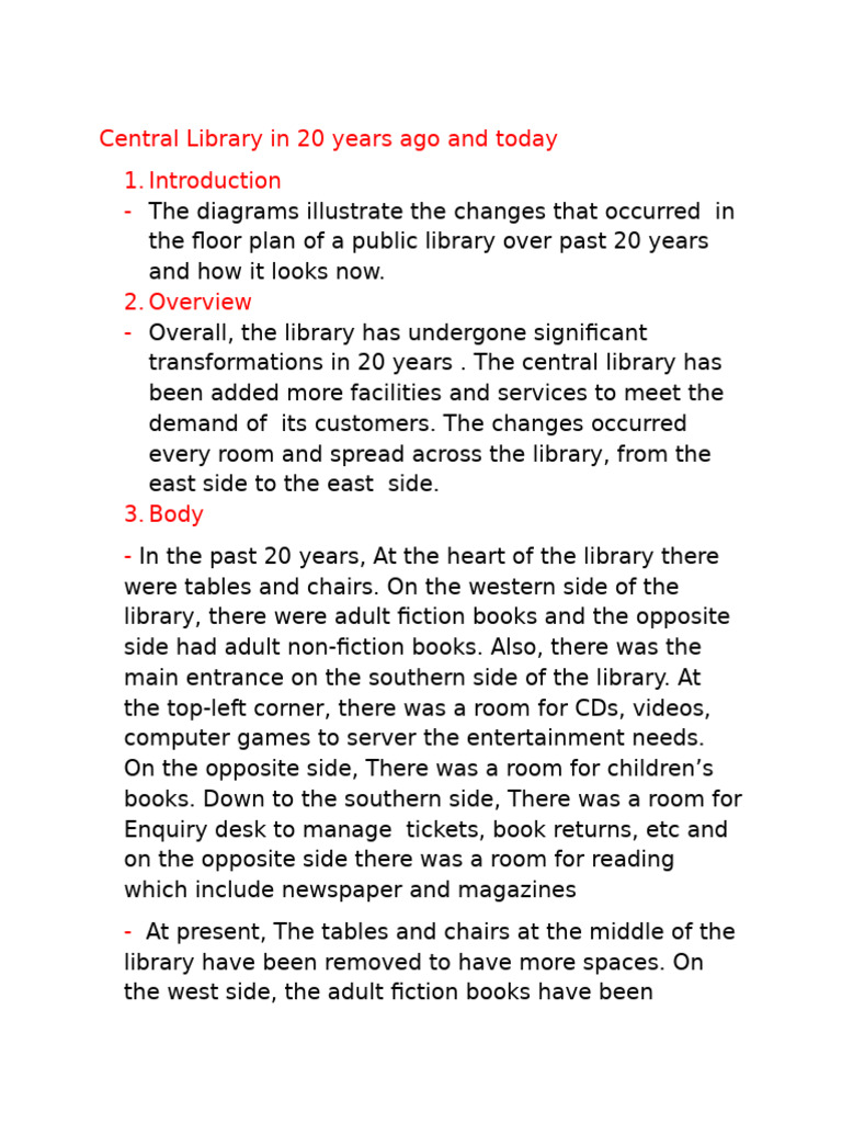 Central Library: 20-Year Transformation | PDF