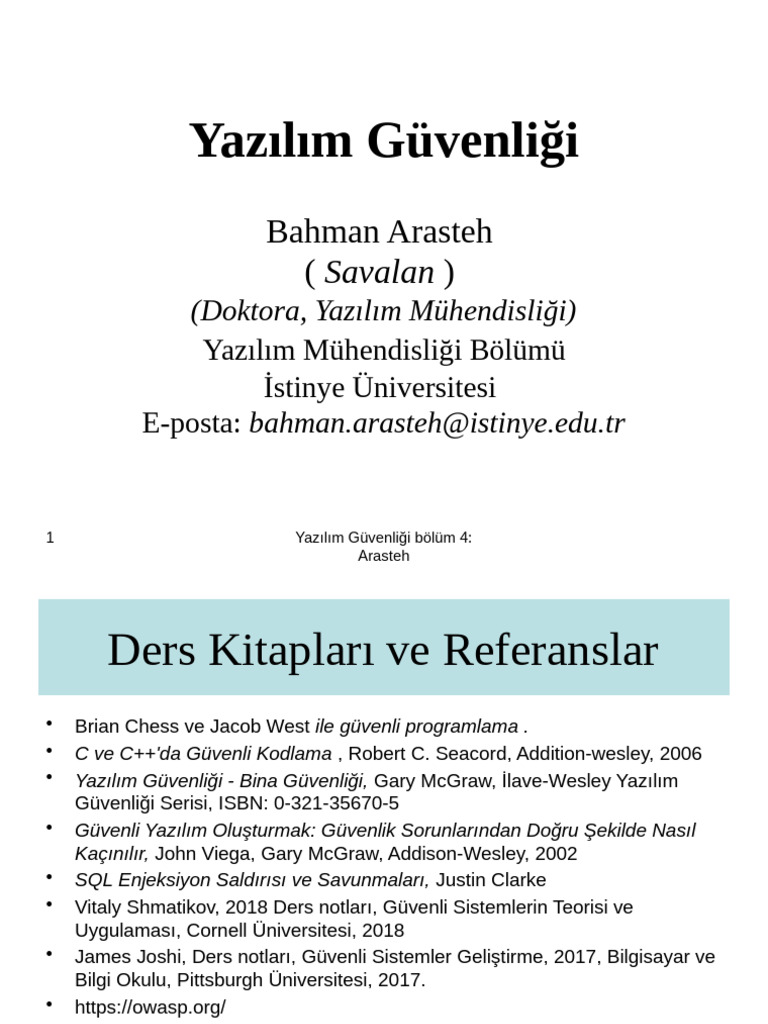 SW Security Ch3 Preventing Memory Attacks | PDF