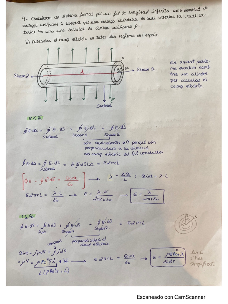 Exercici 4 Fisica II | PDF