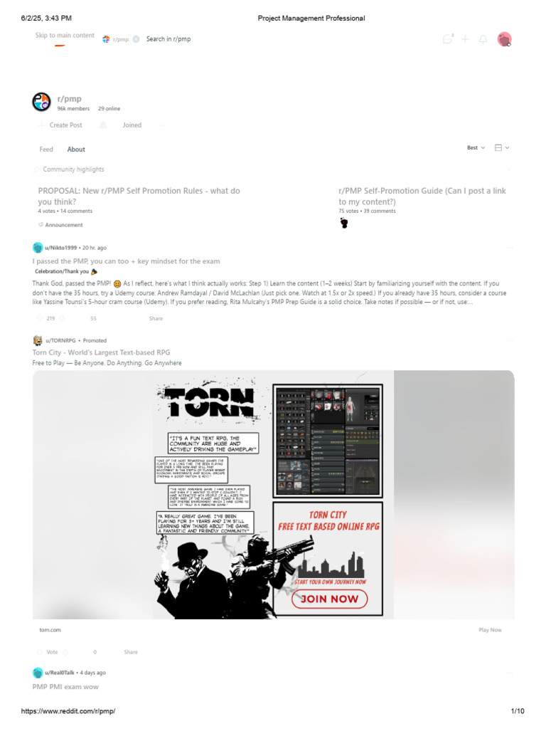 Project Management Professional Reddit Web | PDF | Project Management ...