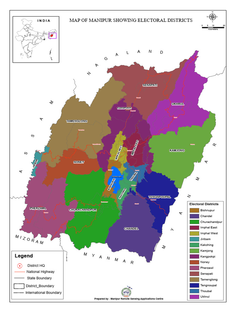 Manipur Districts Map Overview | PDF