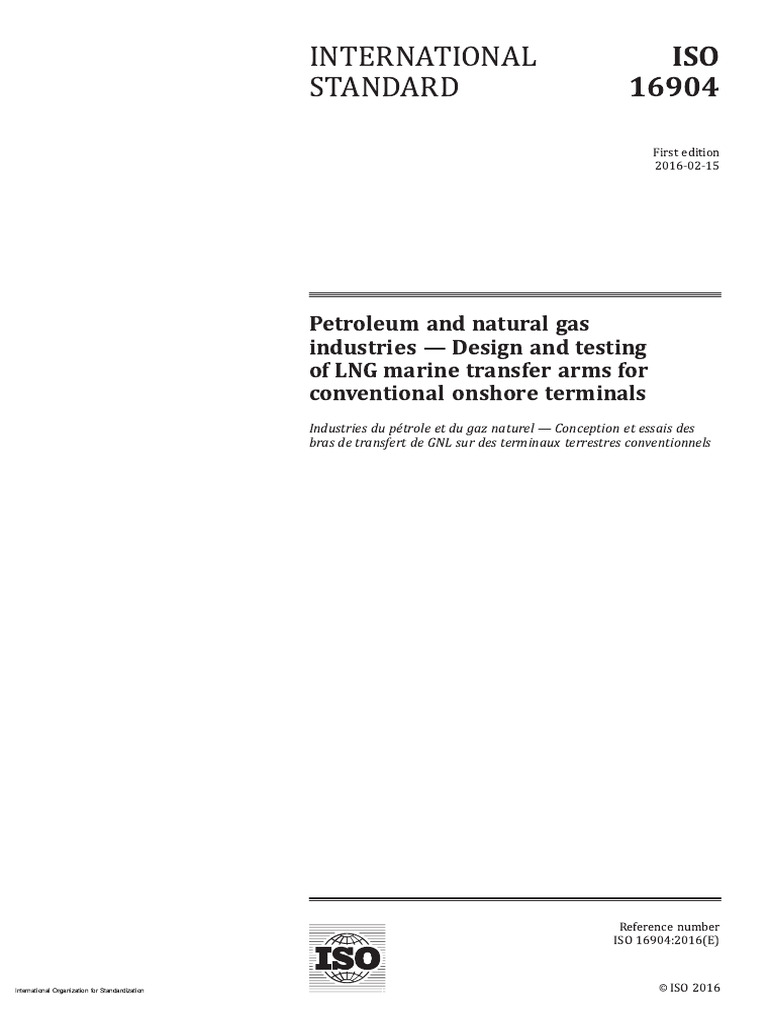 Iso 16904-2016 | PDF | International Organization For Standardization ...