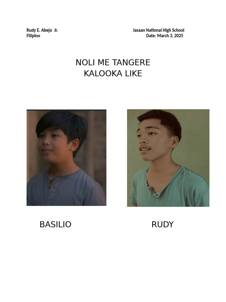 Crispin and Basilio Pictures | PDF