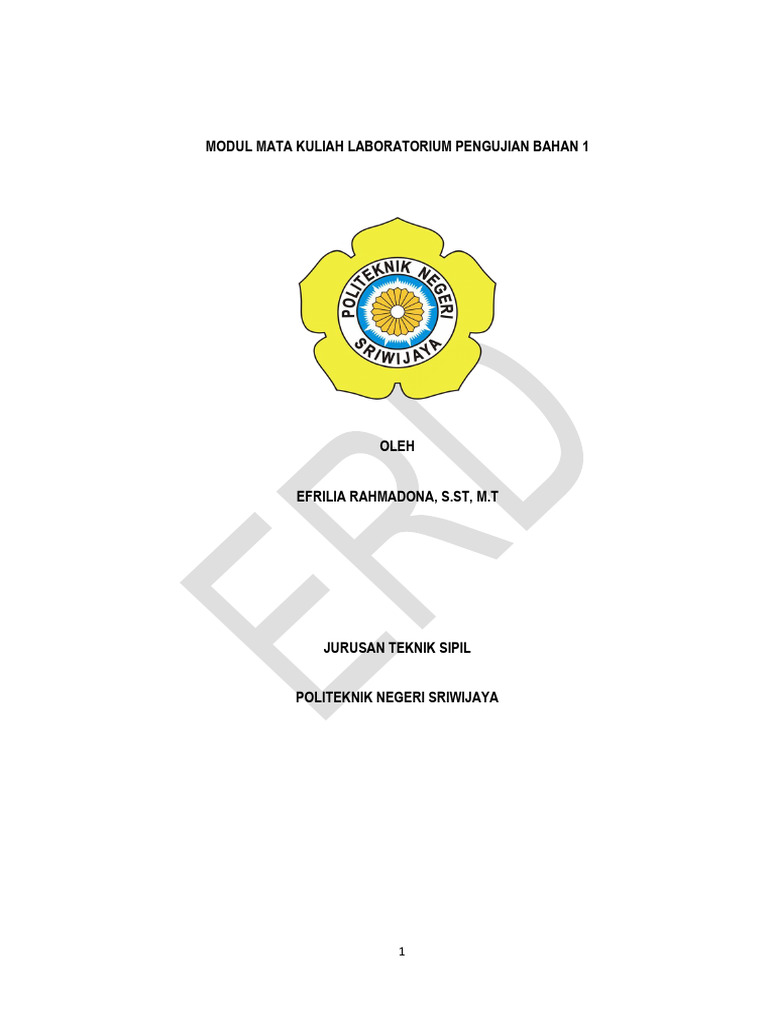 Modul Pengujian Bahan 1 (Bahan Ajar) | PDF