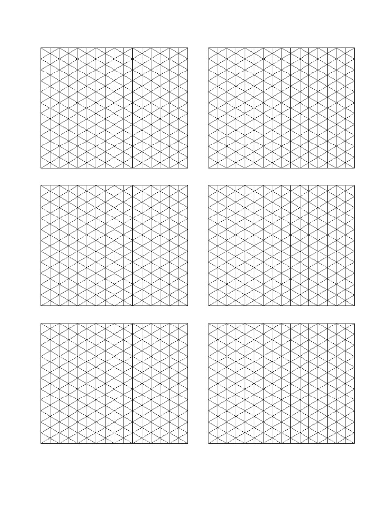 Isometric Grid Paper | PDF