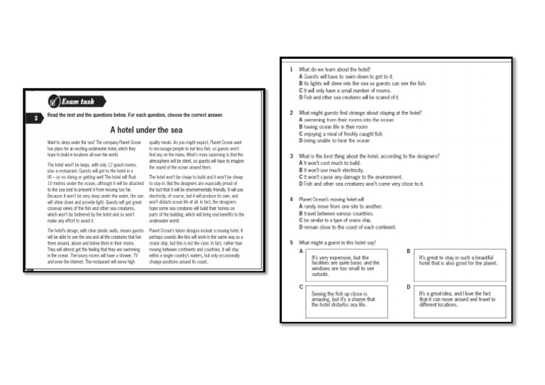 Reading Practice - May 29th - II | PDF