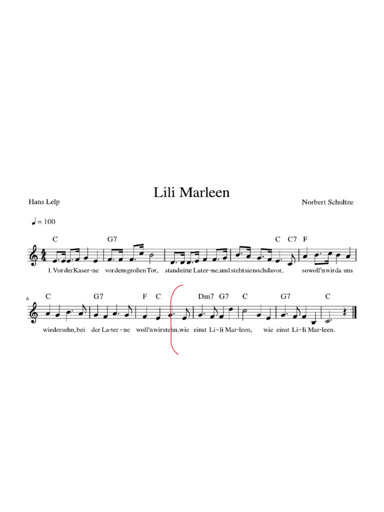 Lili Marleen | PDF