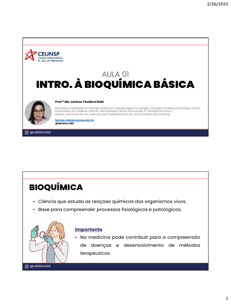 Aula01_Alunos | PDF | RNA | Química