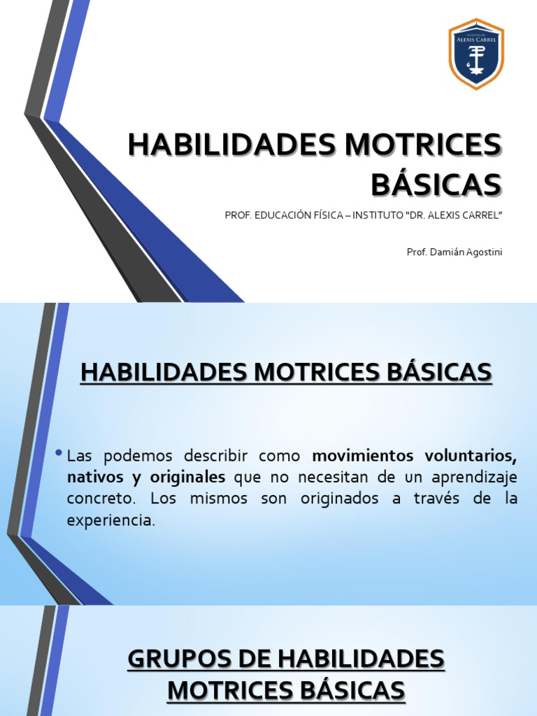 Habilidades Motrices Básicas - Capacidades Coordinativas | PDF | Aprendizaje