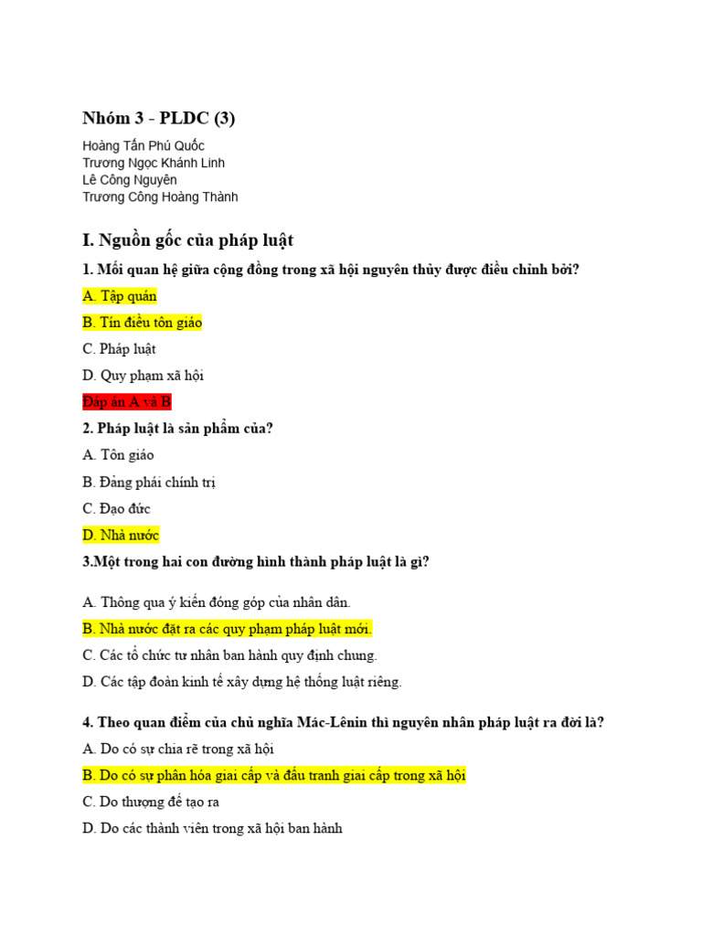 Nhóm 3 - PLDC 3 | PDF
