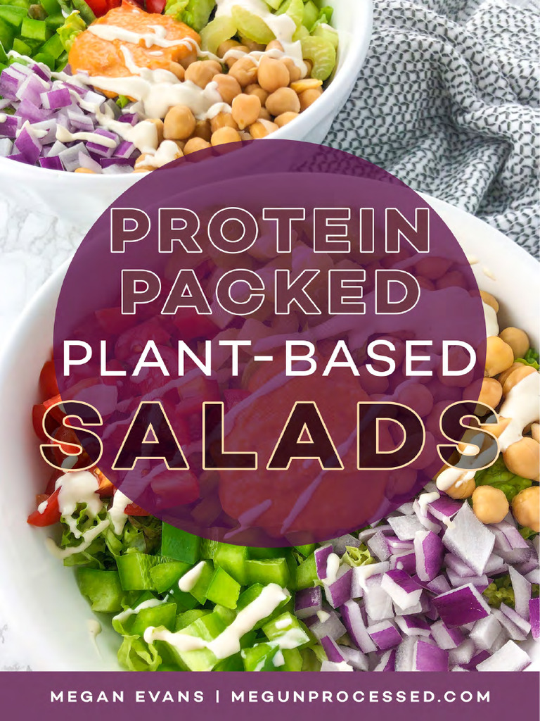 Protein Packed Plant Based Salads 1 | PDF | Salad | Coleslaw