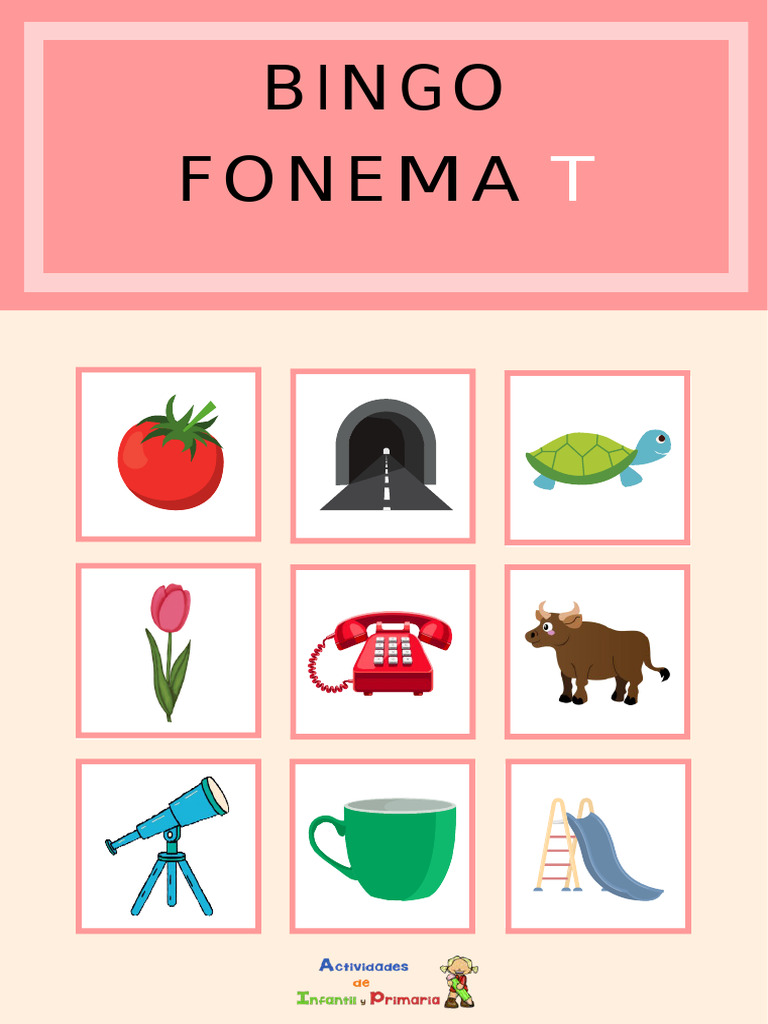 Bingo Fonema T | PDF