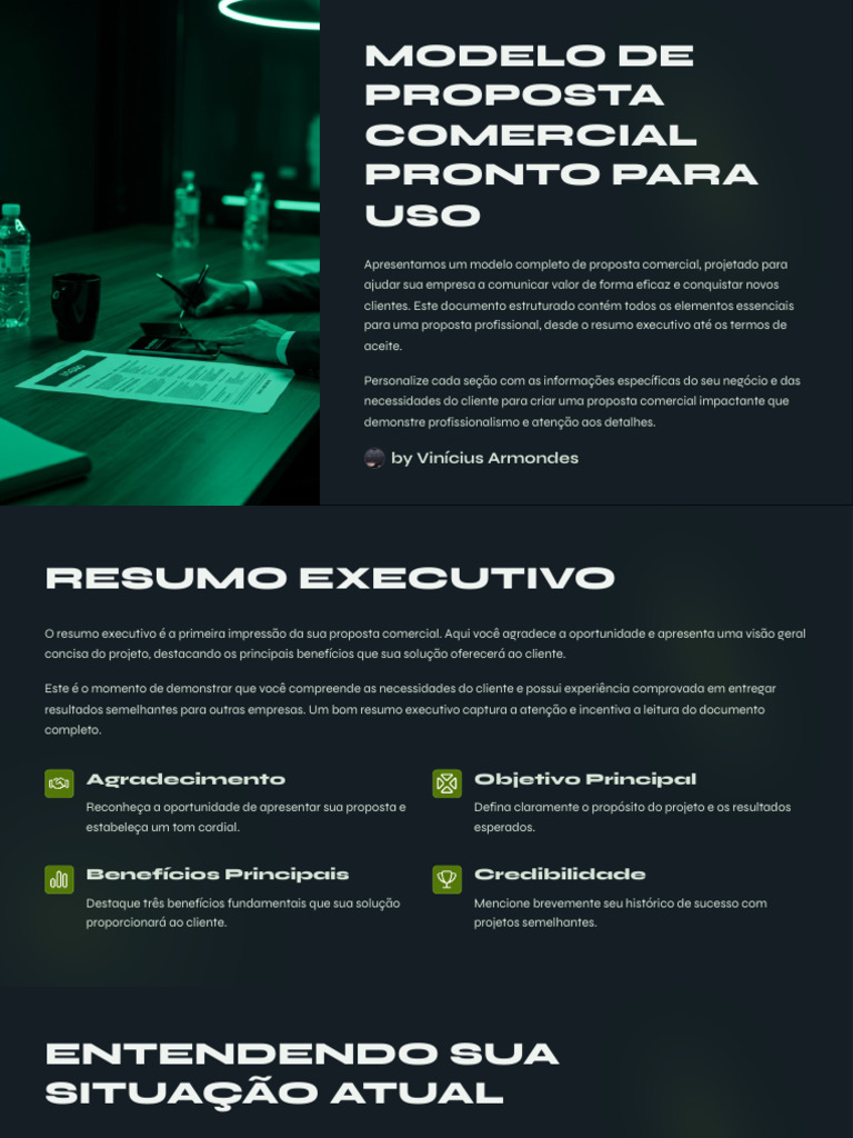 Modelo de Proposta Comercial Pronta | PDF | Investimentos | Opção ...