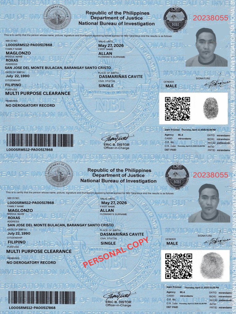 Nbi Clearance - 20250531 - 082747 - 0000 | PDF