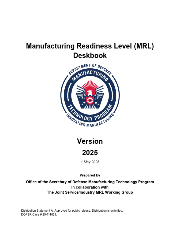 Indus MRL Deskbook 2025 | PDF | Risk | Prototype