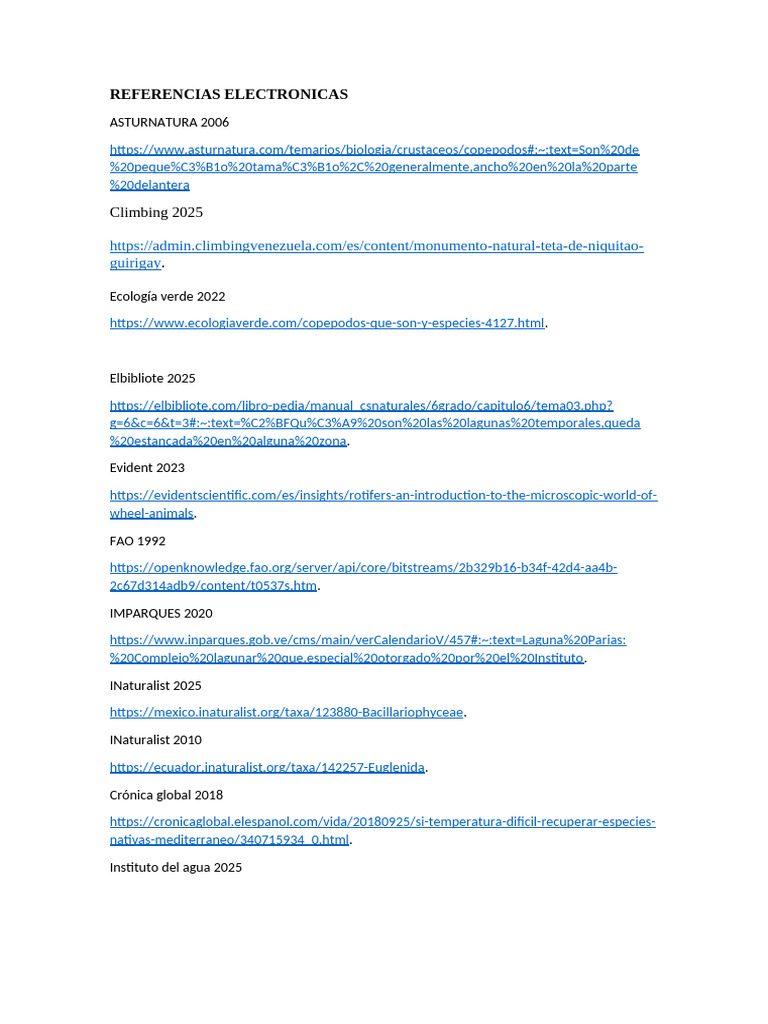 Referencias Electronicas | PDF